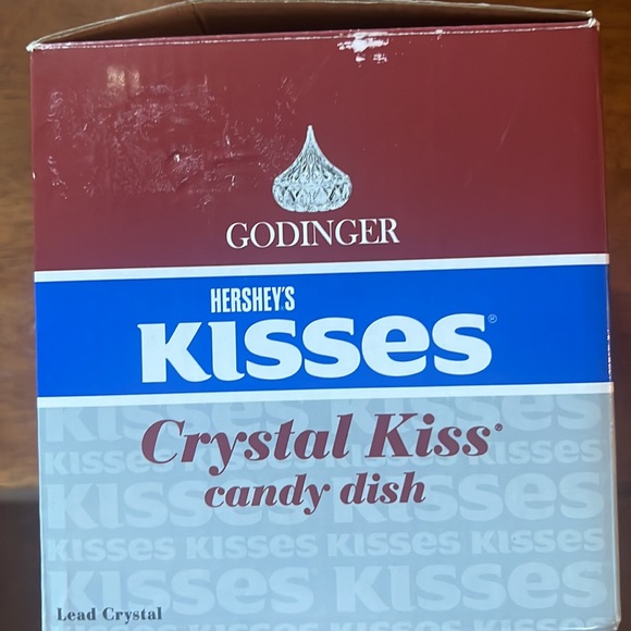 Godinger | Other | Godinger Hersheys Kisses Crystal Kiss Candy Dish ...